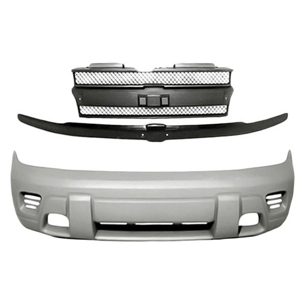 Replacement BNDL-221839 - 2-Piece (Front Bumper Cover, Grille ...