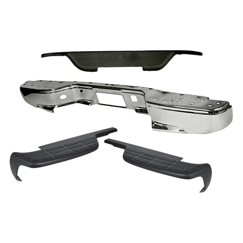 Replacement BNDL-221989 - 4-Piece (Rear Bumper Face Bar, Rear Center ...