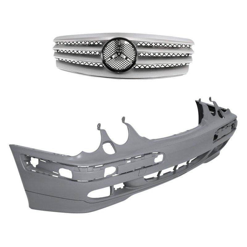 Replacement BNDL-234356 - 2-Piece (Front Bumper Cover, Grille ...