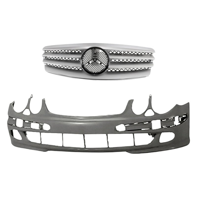 Replacement BNDL-234387 - 2-Piece (Front Bumper Cover, Grille ...