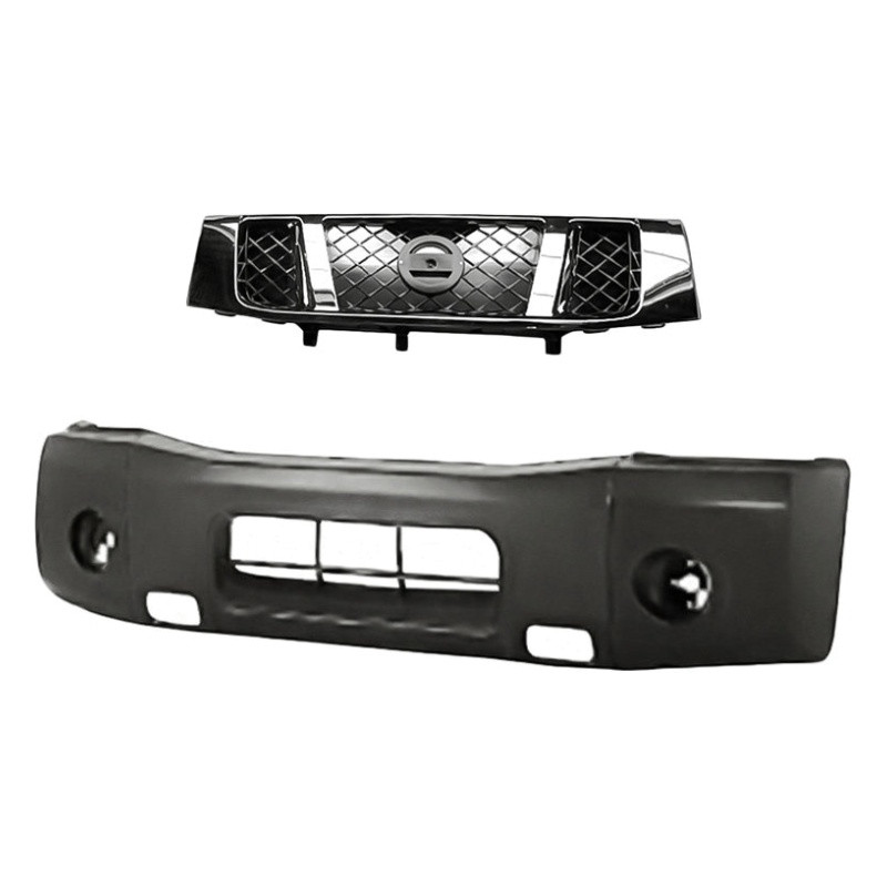 Replacement BNDL-234723 - 2-Piece (Front Bumper Cover, Grille ...