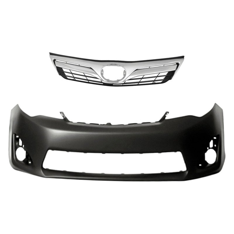 Replacement BNDL-235115 - 2-Piece (Front Bumper Cover, Grille ...