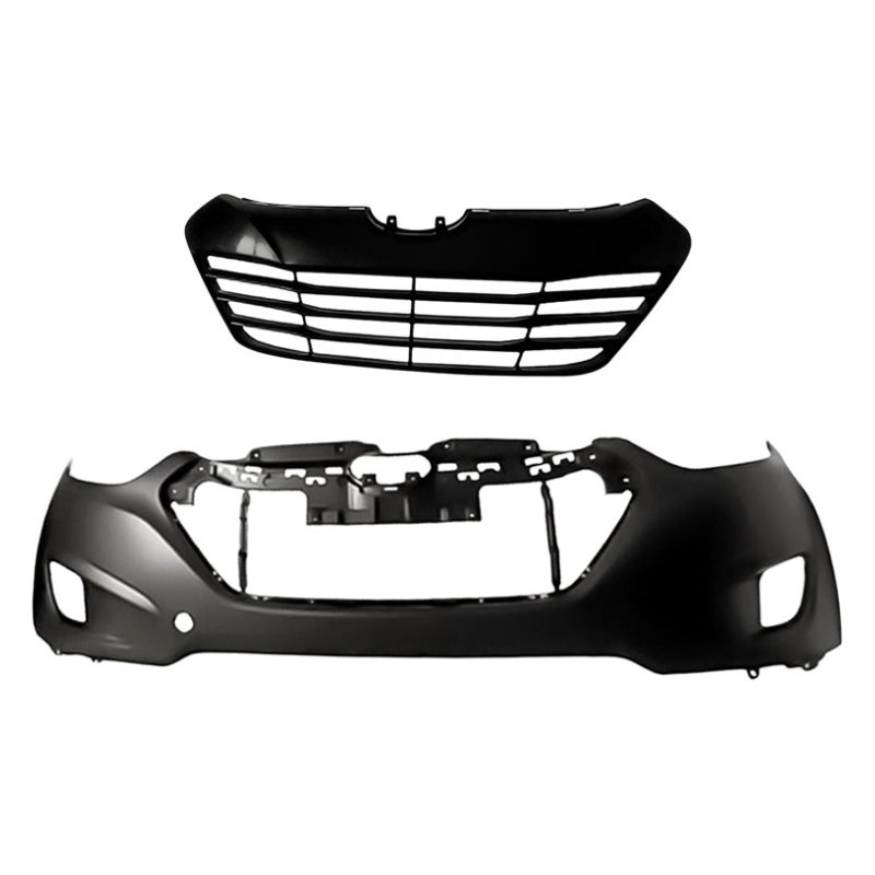 Replacement BNDL-235526 - 2-Piece (Front Bumper Cover, Grille ...
