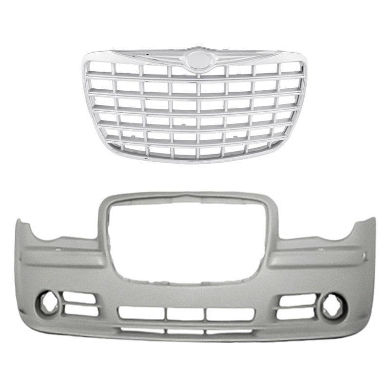 Replacement BNDL-235580 - 2-Piece (Front Bumper Cover, Grille ...