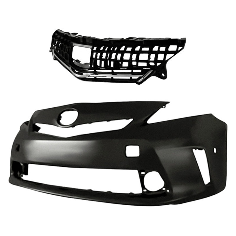 Replacement BNDL-235695 - 2-Piece (Front Bumper Cover, Grille ...