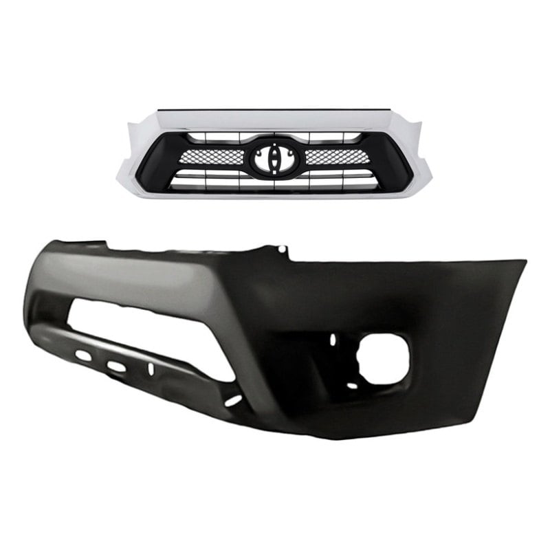 Replacement BNDL-235763 - 2-Piece (Front Bumper Cover, Grille ...