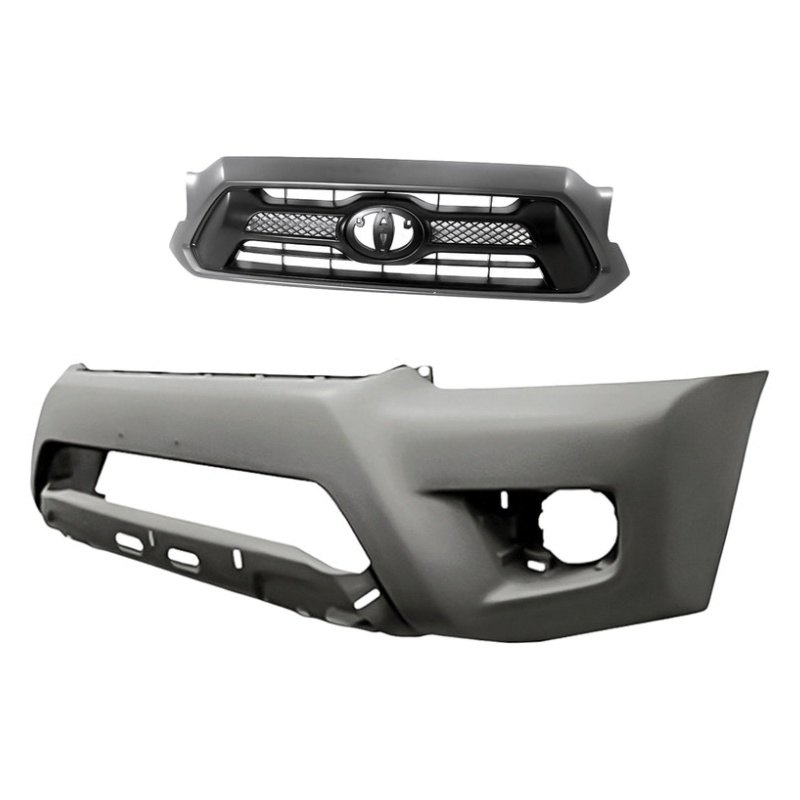 Replacement BNDL-235770 - 2-Piece (Front Bumper Cover, Grille ...