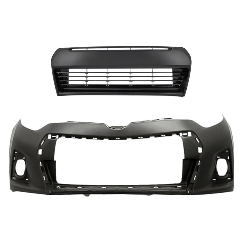 Replacement BNDL-235827 - 2-Piece (Front Bumper Cover, Grille ...