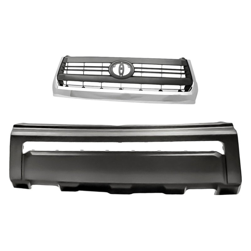 Replacement BNDL-235841 - 2-Piece (Front Bumper Cover, Grille ...