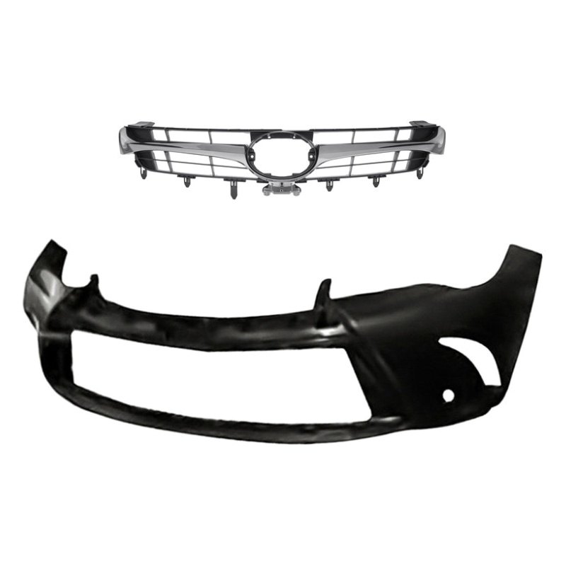 Replacement BNDL-235897 - 2-Piece (Front Bumper Cover, Grille ...