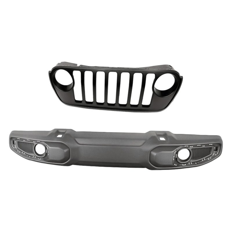 Replacement BNDL-235982 - 2-Piece (Front Bumper Cover, Grille ...