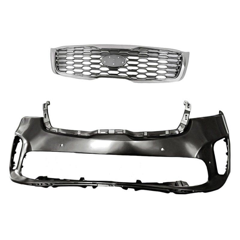 Replacement BNDL-235996 - 2-Piece (Front Bumper Cover, Grille ...