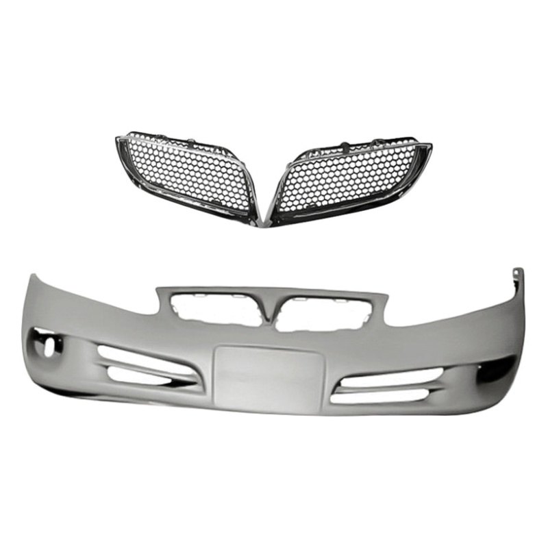 Replacement BNDL-236100 - 2-Piece (Front Bumper Cover, Grille ...