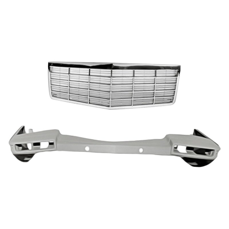 Replacement BNDL-236174 - 2-Piece (Front Bumper Cover, Grille ...