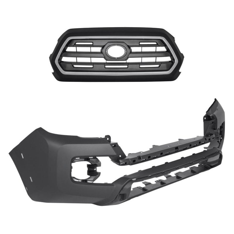 Replacement BNDL-236866 - 2-Piece (Front Bumper Cover, Grille) (CAPA ...