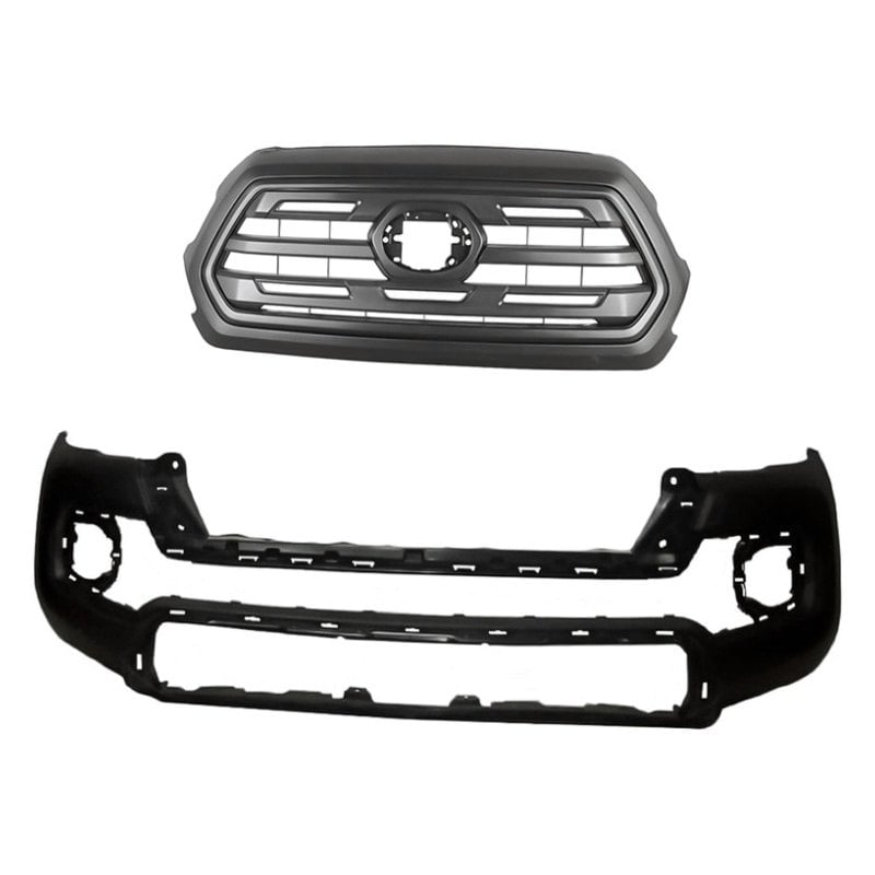 Replacement BNDL-236895 - 2-Piece (Front Bumper Cover, Grille) (CAPA ...