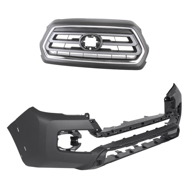 Replacement BNDL-236927 - 2-Piece (Front Bumper Cover, Grille) (CAPA ...