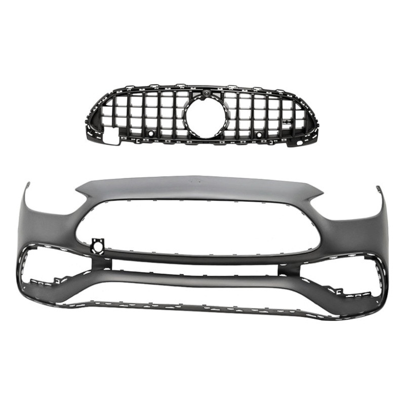 Replacement BNDL-237047 - 2-Piece (Front Bumper Cover, Grille ...
