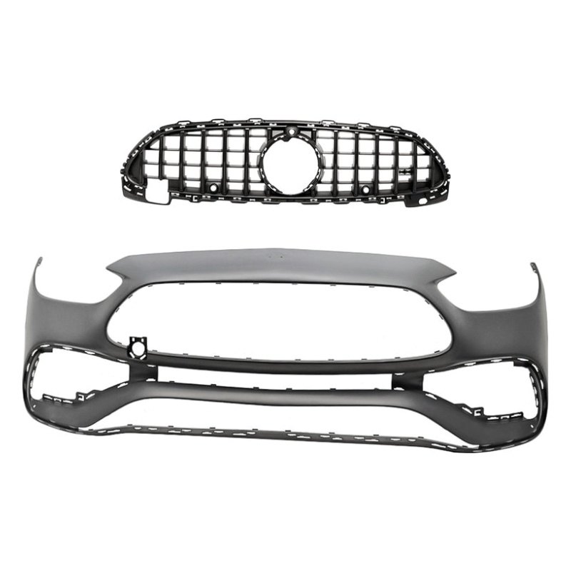 Replacement BNDL-237049 - 2-Piece (Front Bumper Cover, Grille ...