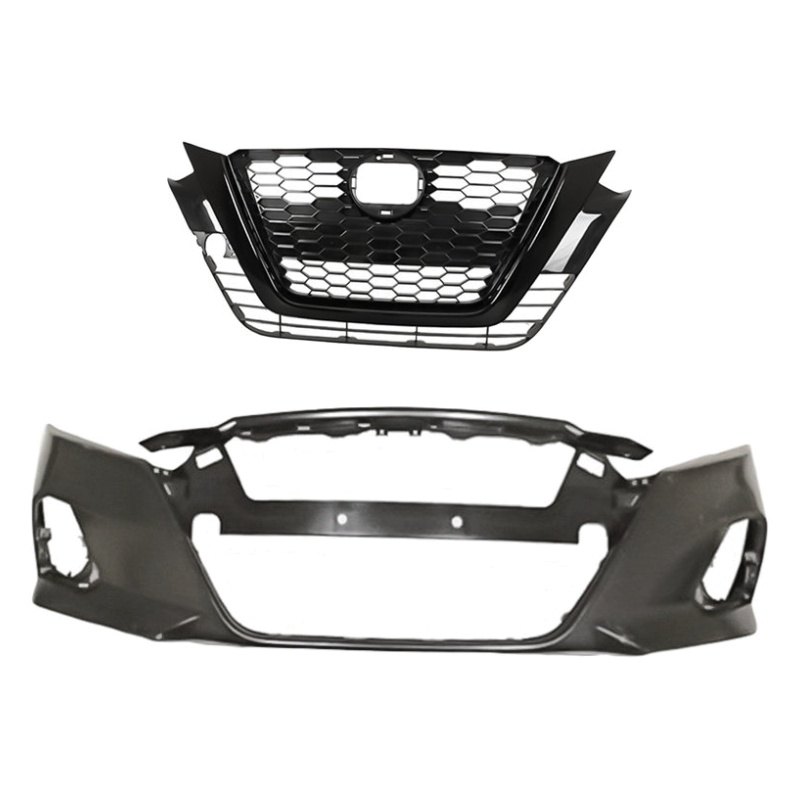 Replacement BNDL-237080 - 2-Piece (Front Bumper Cover, Grille ...