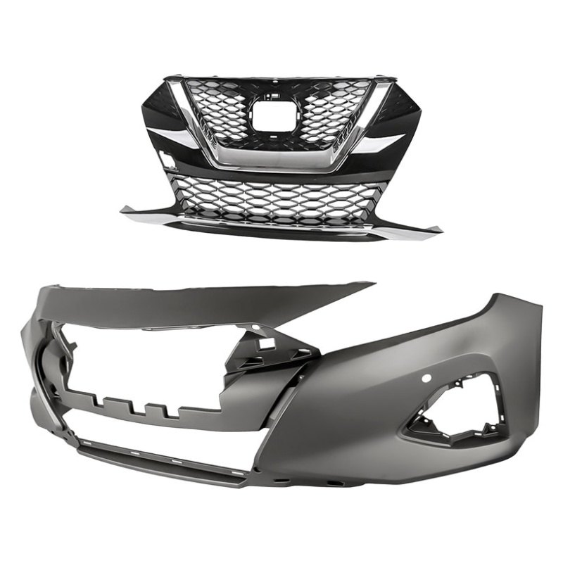 Replacement BNDL-237092 - 2-Piece (Front Bumper Cover, Grille ...