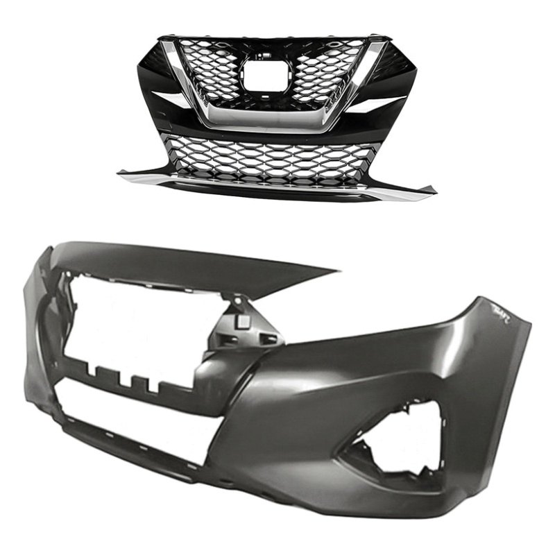 Replacement BNDL-237094 - 2-Piece (Front Bumper Cover, Grille ...