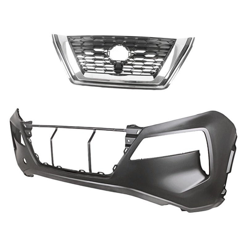 Replacement BNDL-237131 - 2-Piece (Front Bumper Cover, Grille ...