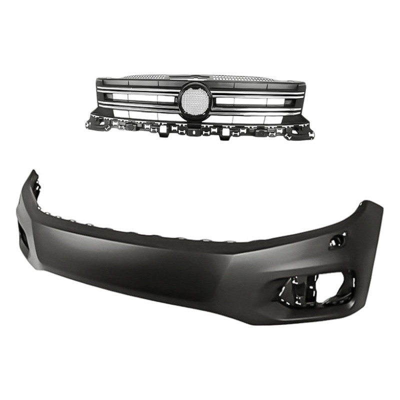 Replacement BNDL-237704 - 2-Piece (Front Bumper Cover, Grille ...