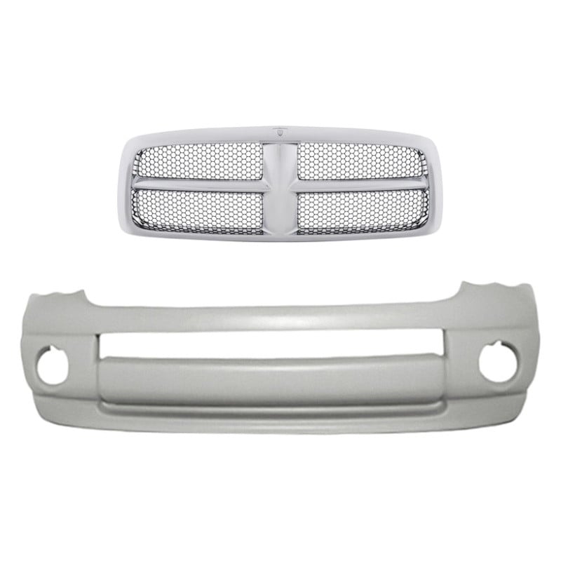 Replacement BNDL-237801 - 2-Piece (Front Bumper Cover, Grille ...