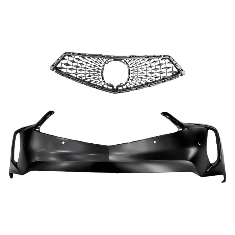 Replacement BNDL-237890 - 2-Piece (Front Bumper Cover, Grille ...