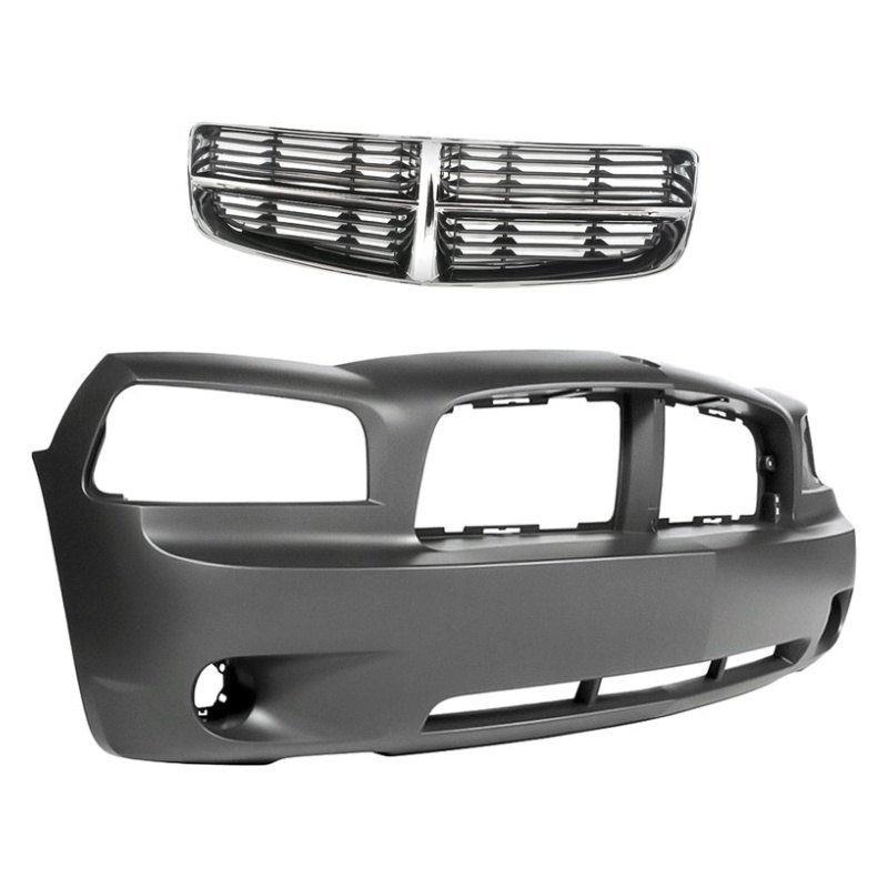 Replacement BNDL-238154 - 2-Piece (Front Bumper Cover, Grille ...
