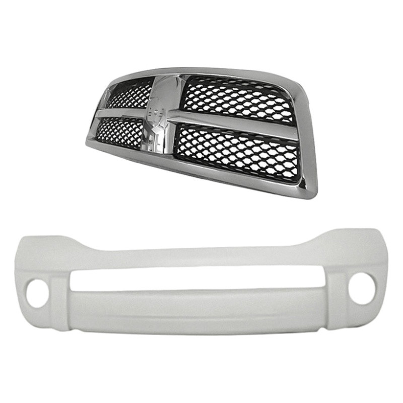 Replacement BNDL-238215 - 2-Piece (Front Bumper Cover, Grille ...