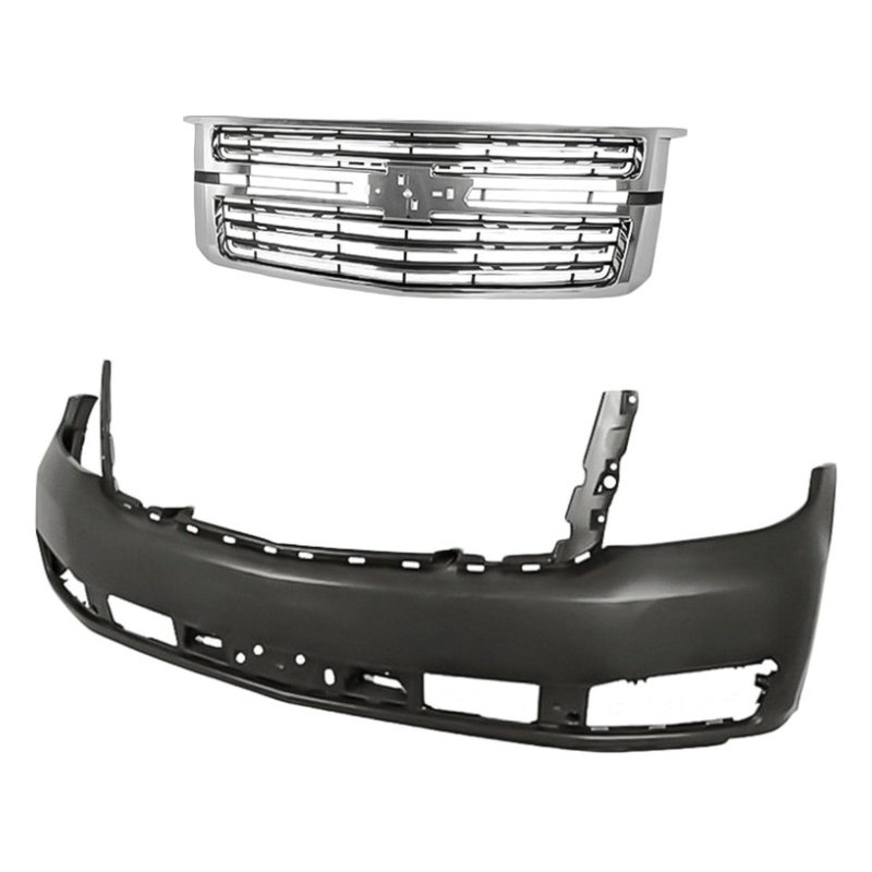 Replacement BNDL-238961 - 2-Piece (Front Bumper Cover, Grille ...