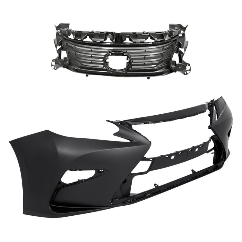 Replacement BNDL-239222 - 2-Piece (Front Bumper Cover, Grille ...