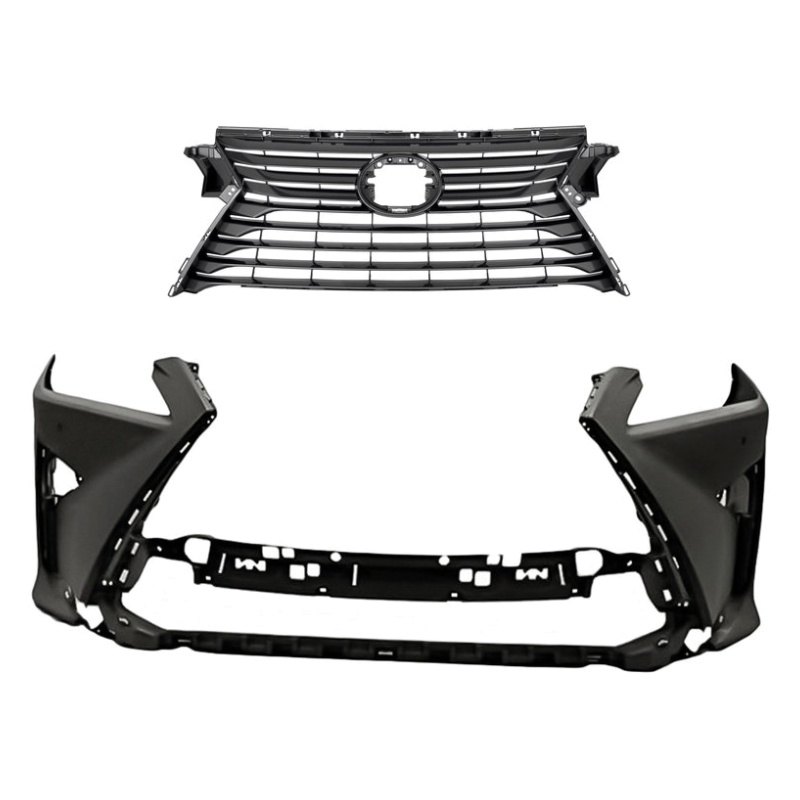 Replacement BNDL-239234 - 2-Piece (Front Bumper Cover, Grille ...