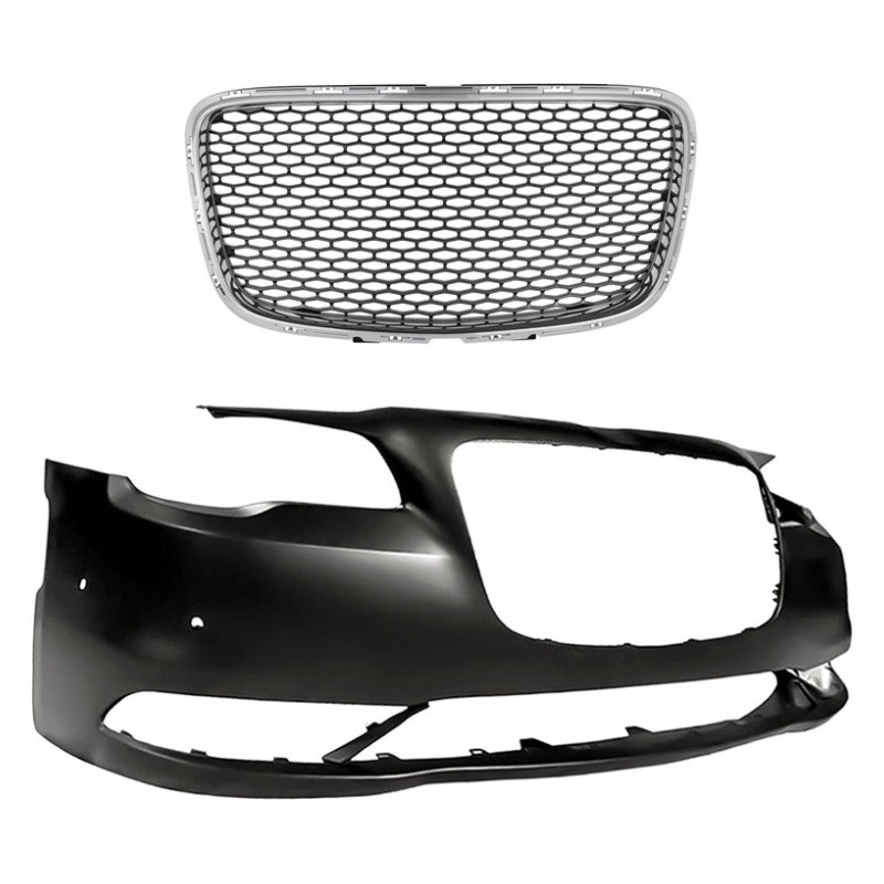 Replacement BNDL-239254 - 2-Piece (Front Bumper Cover, Grille ...