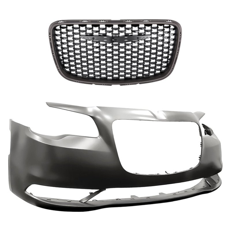 Replacement BNDL-239264 - 2-Piece (Front Bumper Cover, Grille ...
