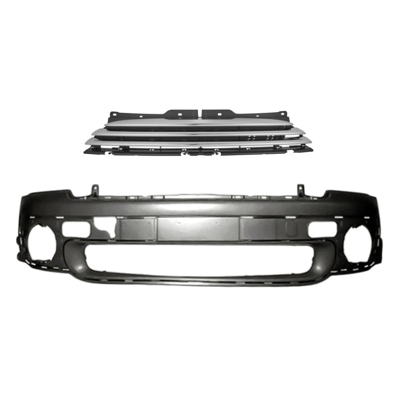 Replacement BNDL-239357 - 2-Piece (Front Bumper Cover, Grille ...