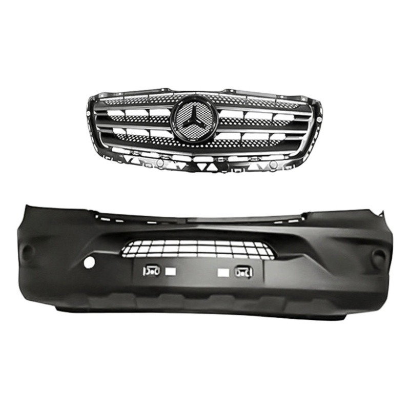 Replacement BNDL-239402 - 2-Piece (Front Bumper Cover, Grille ...