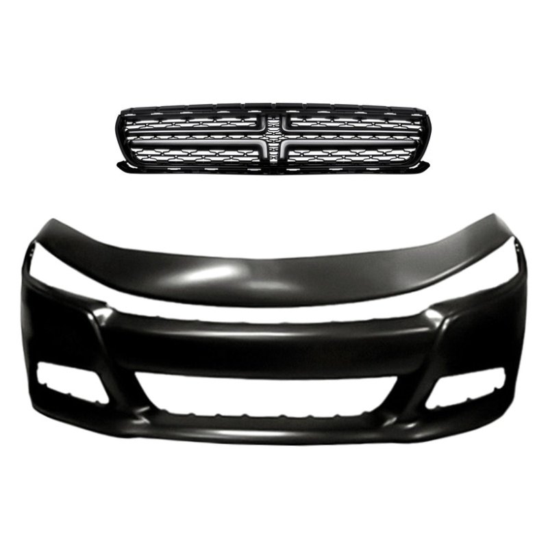 Replacement BNDL-239449 - 2-Piece (Front Bumper Cover, Grille ...
