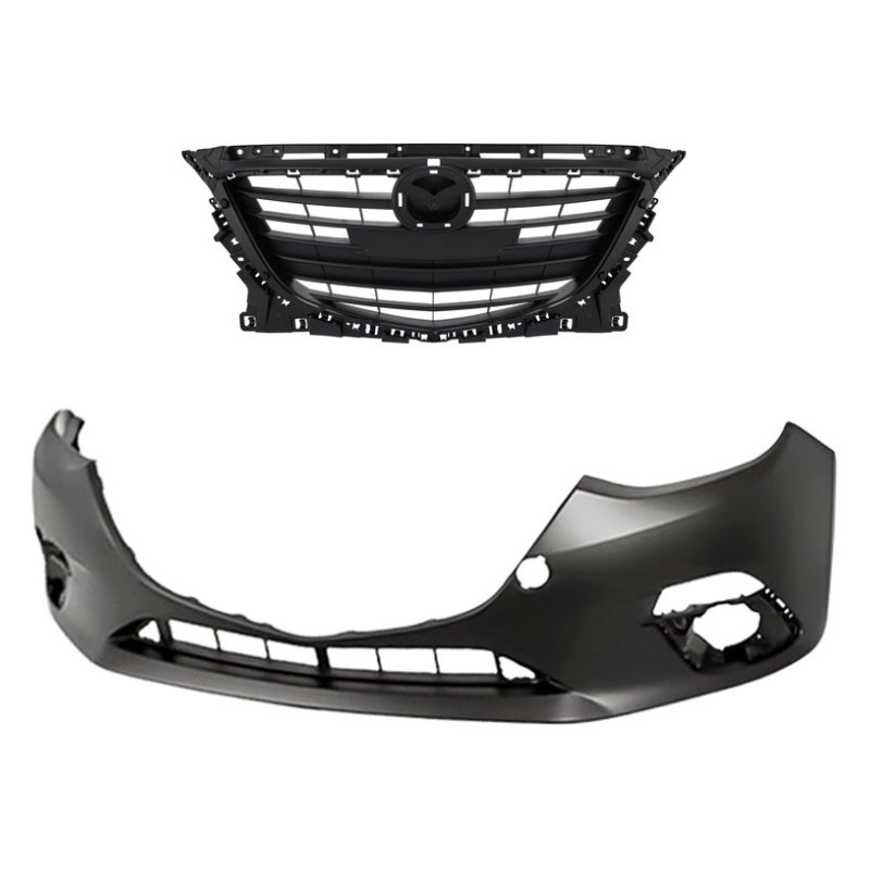 Replacement BNDL-239814 - 2-Piece (Front Bumper Cover, Grille ...