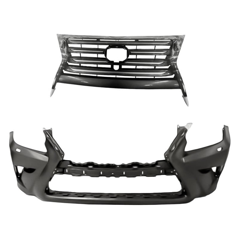 Replacement BNDL-239867 - 2-Piece (Front Bumper Cover, Grille ...