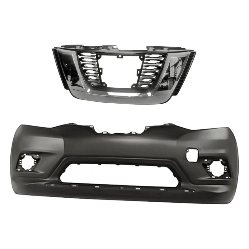 Replacement BNDL-240131 - 2-Piece (Front Bumper Cover, Grille ...