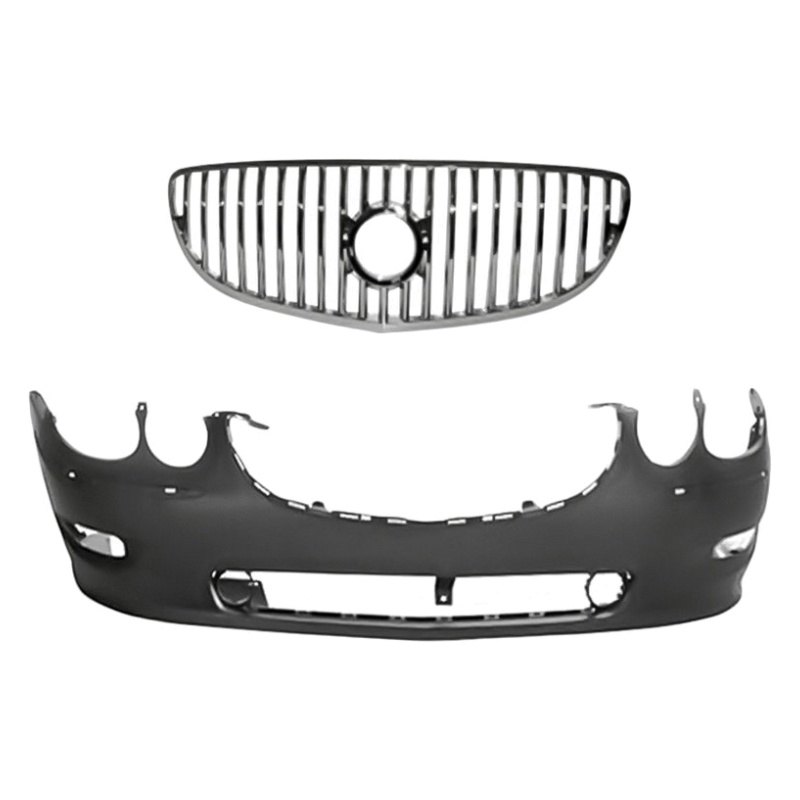 Replacement BNDL-240374 - 2-Piece (Front Bumper Cover, Grille ...