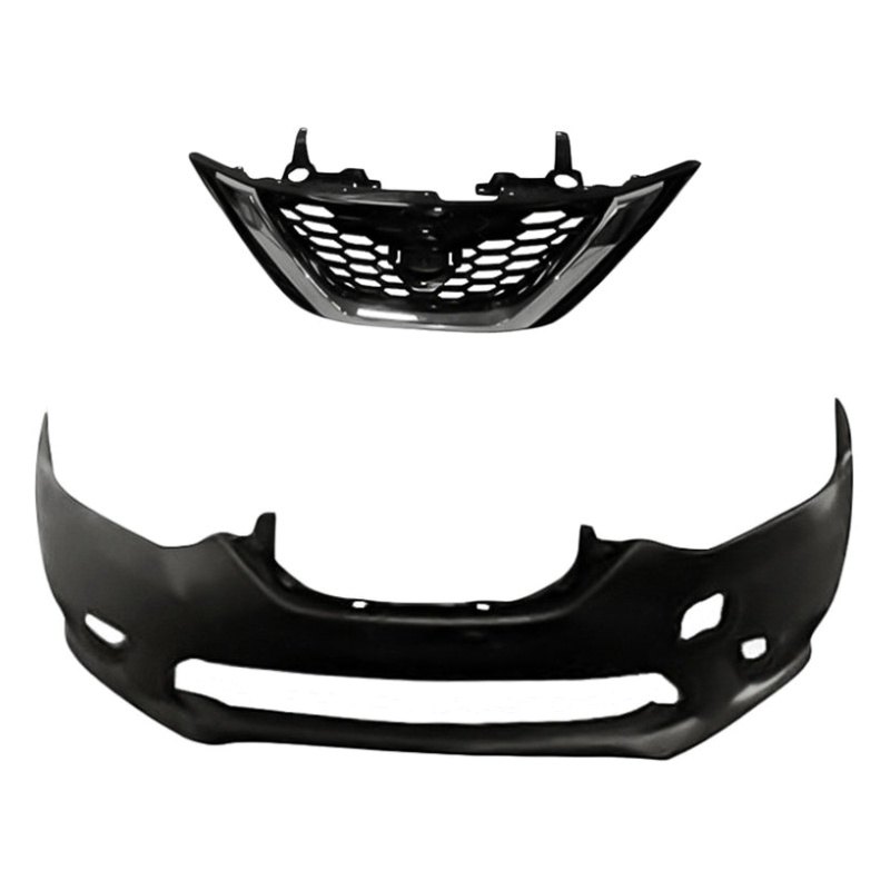 Replacement BNDL-240412 - 2-Piece (Front Bumper Cover, Grille ...