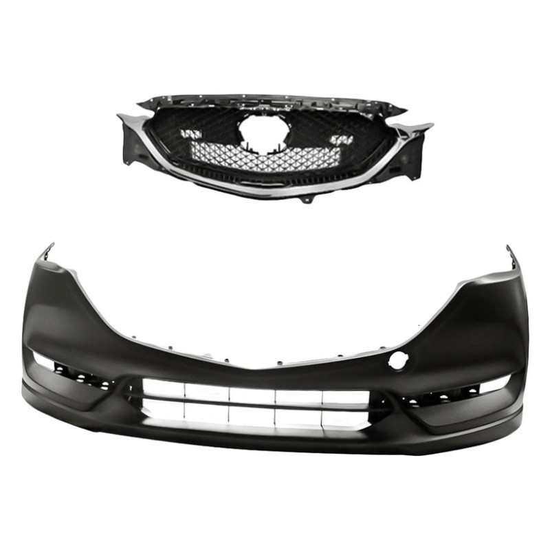 Replacement BNDL-240448 - 2-Piece (Front Bumper Cover, Grille ...