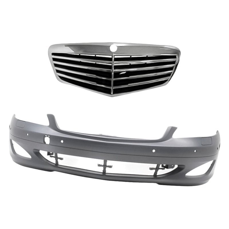 Replacement BNDL-240554 - 2-Piece (Front Bumper Cover, Grille ...