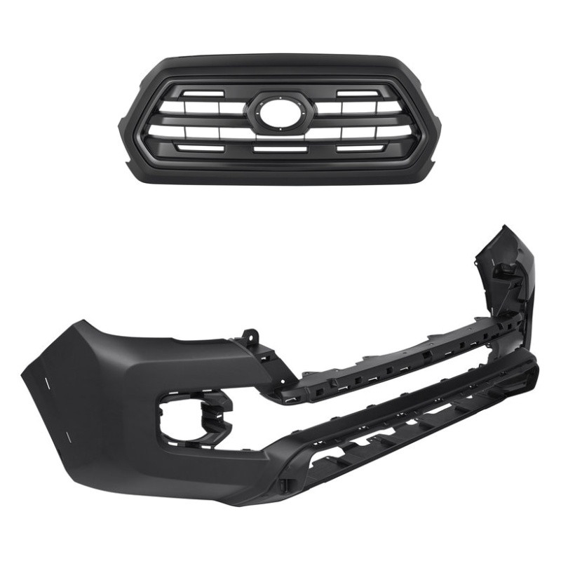 Replacement BNDL-240723 - 2-Piece (Front Bumper Cover, Grille ...