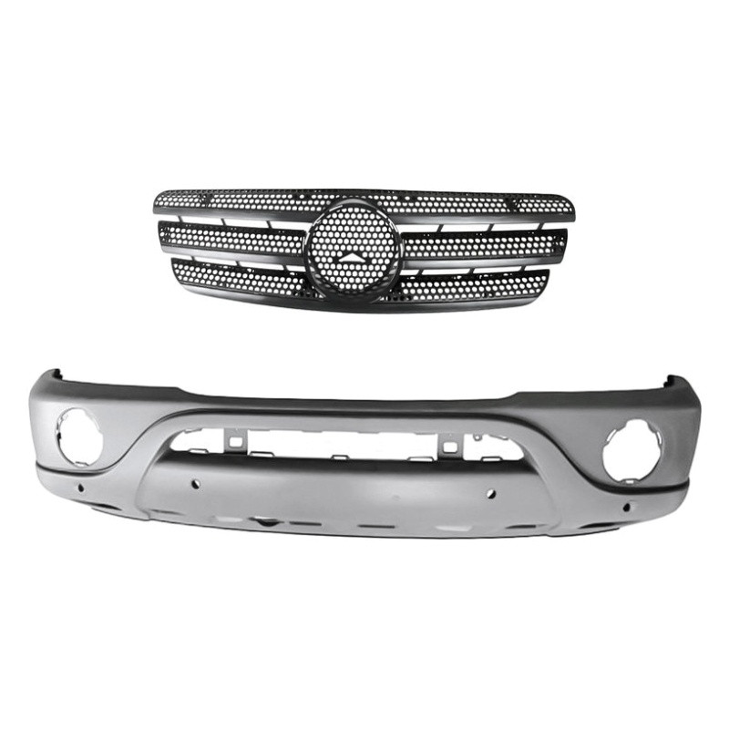 Replacement BNDL-240740 - 2-Piece (Front Bumper Cover, Grille ...