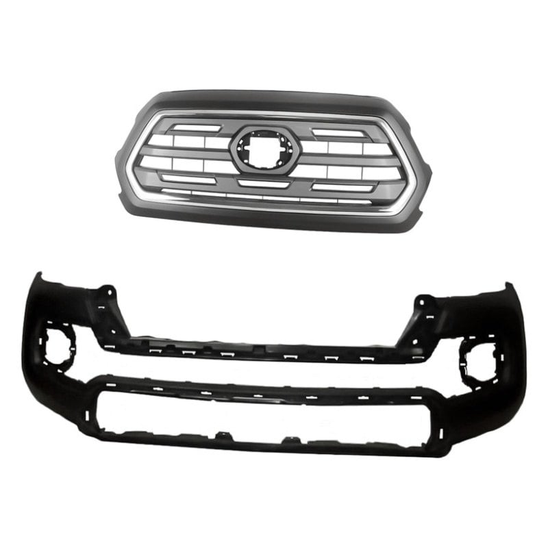 Replacement BNDL-240775 - 2-Piece (Front Bumper Cover, Grille ...